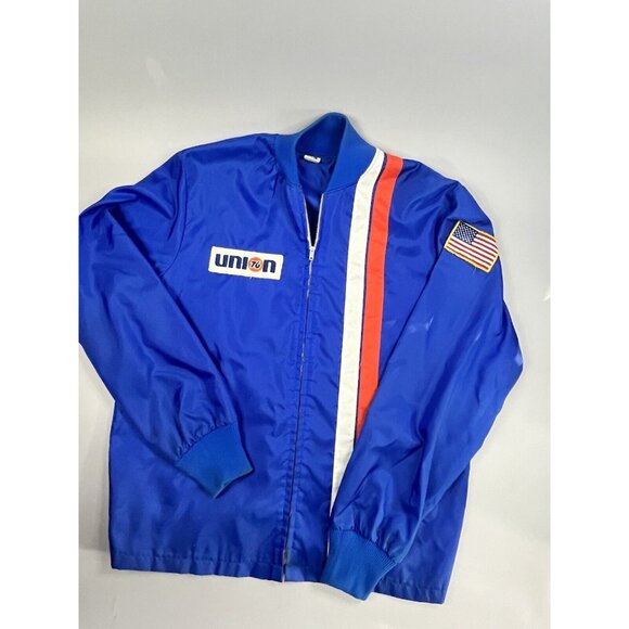 Union76 | Jackets & Coats | Vintage Union 76 Gasoline Satin Bomber ...